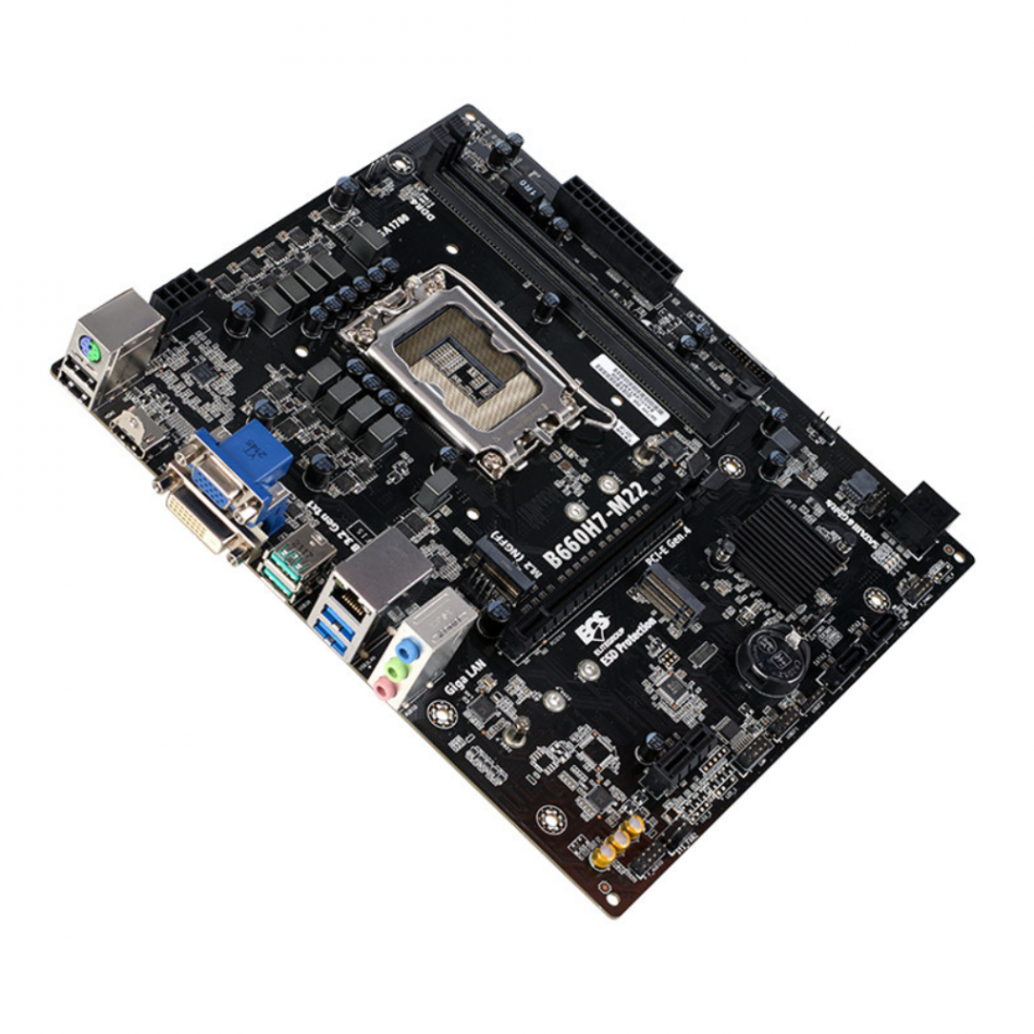 MOTHERBOARD ECS B660H7-M22, SOCKET 1700, HDMIDVI-D,MICRO ATX de…