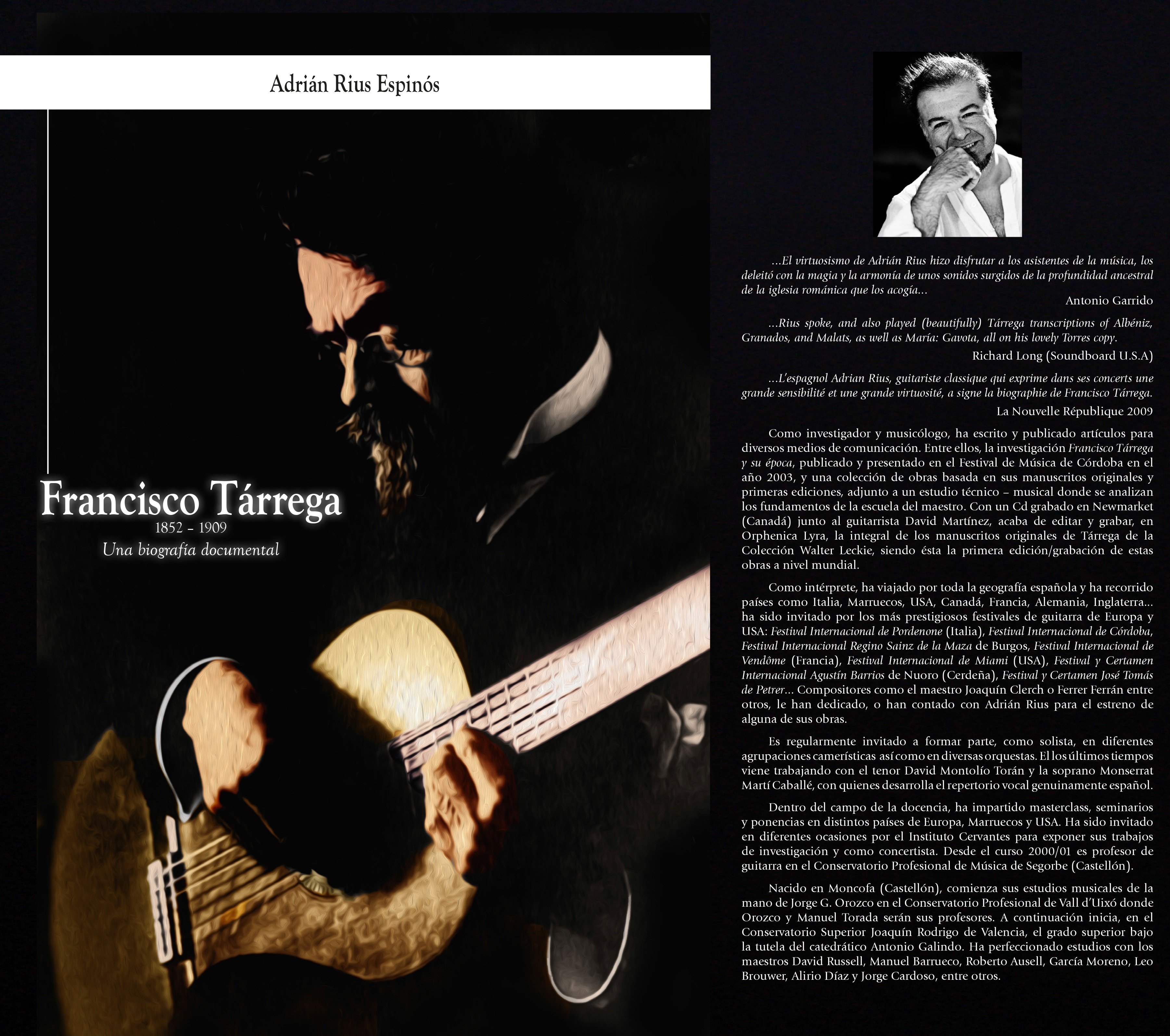Francisco Tarrega, una biografia documental