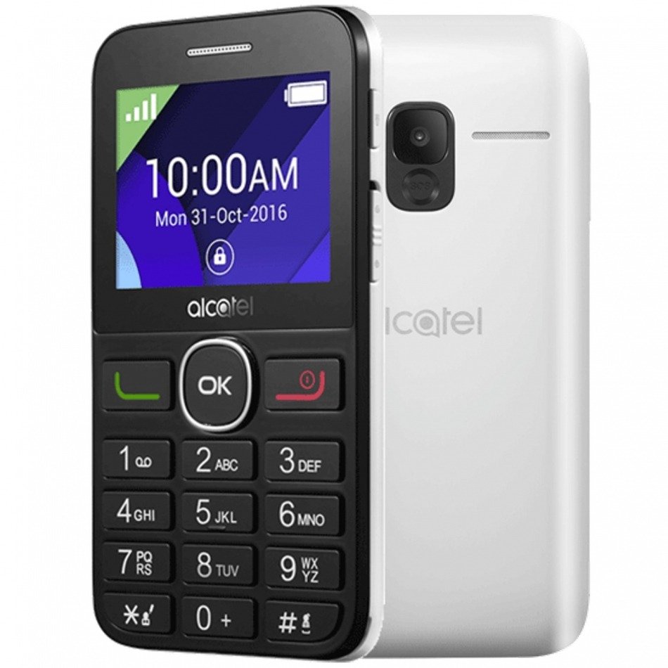Alcatel 2008G Telefono Movil 2.4 QQVGA BT Negro-Blanco de Alcatel en ...