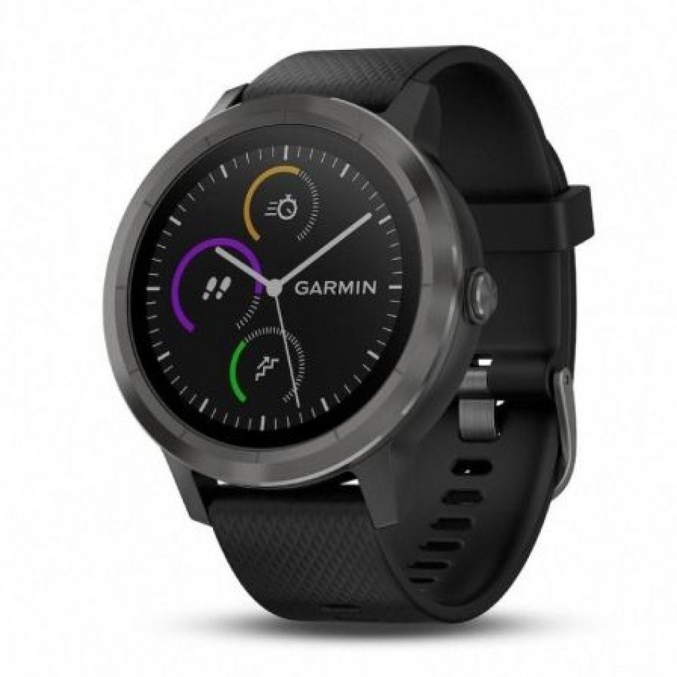 RELOJ DEPORTIVO CON GPS GARMIN VIVOACTIVE 3 NEGRO CON CORREA SILICONA…