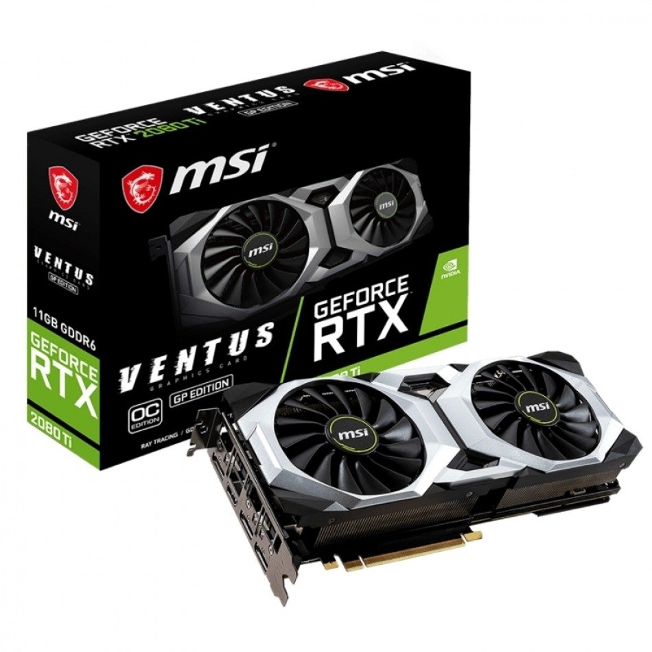 MSI VGA NVIDIA RTX 2080 TI VENTUS GP OC 11GB DDR6 de MSI en Tarjetas ...