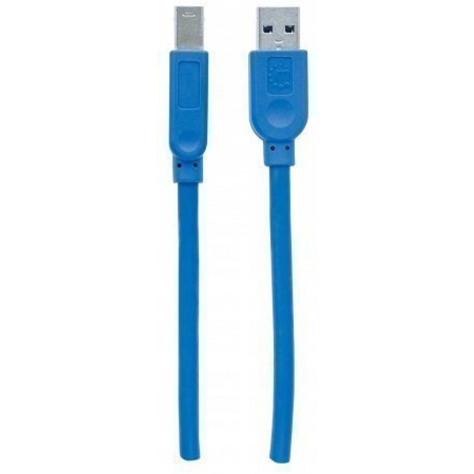 CABLE USB AB 3.0 1.00M AZUL
