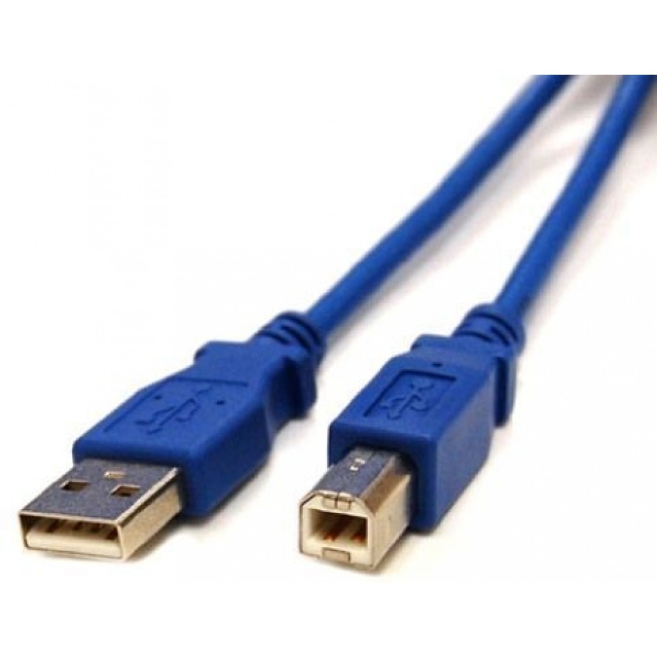 cable usb ab 2.0 0.90m azul de manhattan en cables pc usb speedler tienda…
