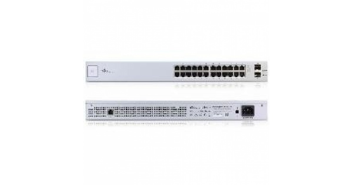ubiquiti switch us-24 unify 24-port gigabit ethernet switch con sfp, no…