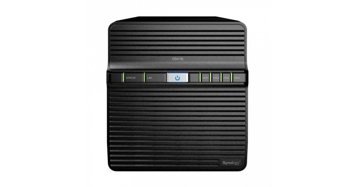 Synology Nas Disk Station DS418J 4 Bahías 1.4 GHz DC 1Gb DDR4