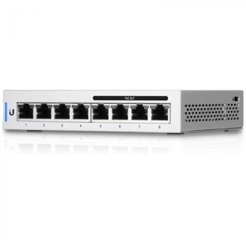 ubiquiti switch us-8-60w unifi switch, 8-port, 60w de ubiquiti en switch…