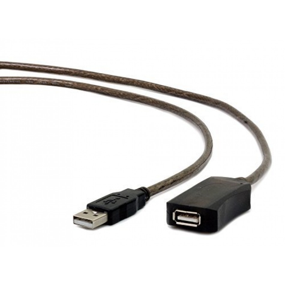 gembird cable usb 2.0 aa (alargo activo) mh 10m negro de gembird en cables…