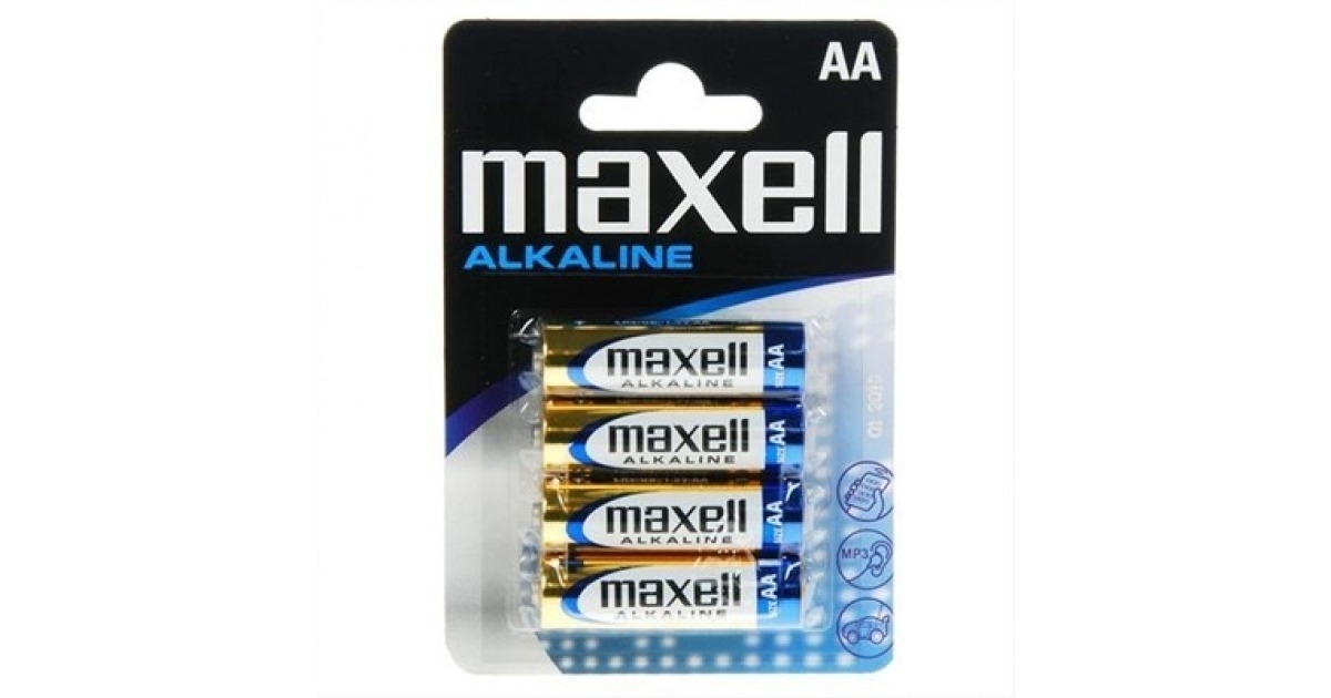 pila maxell lr06 aa mn1500 alkaline 4unidades de maxell en pilas speedler…