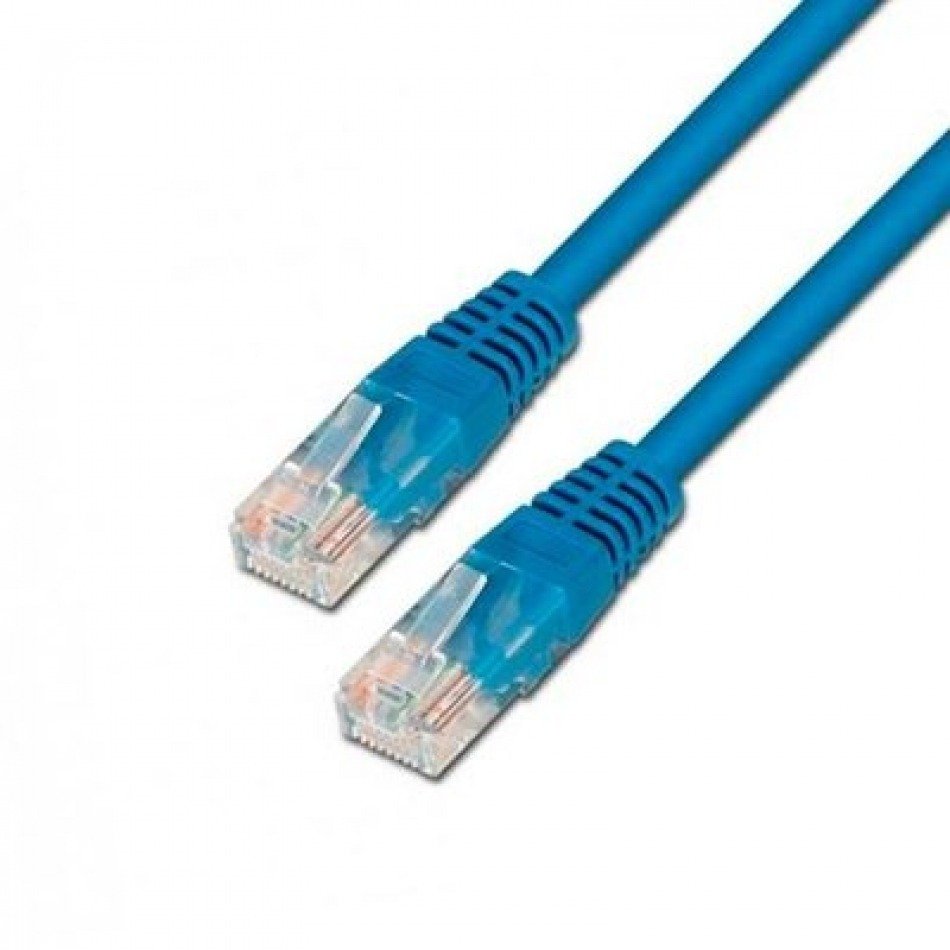 【Cable Rj45 Cat6 UTP 0.5m Azul】TIENDA INFORMATICA【MODULAR TECHNOLOGY】VENTA…