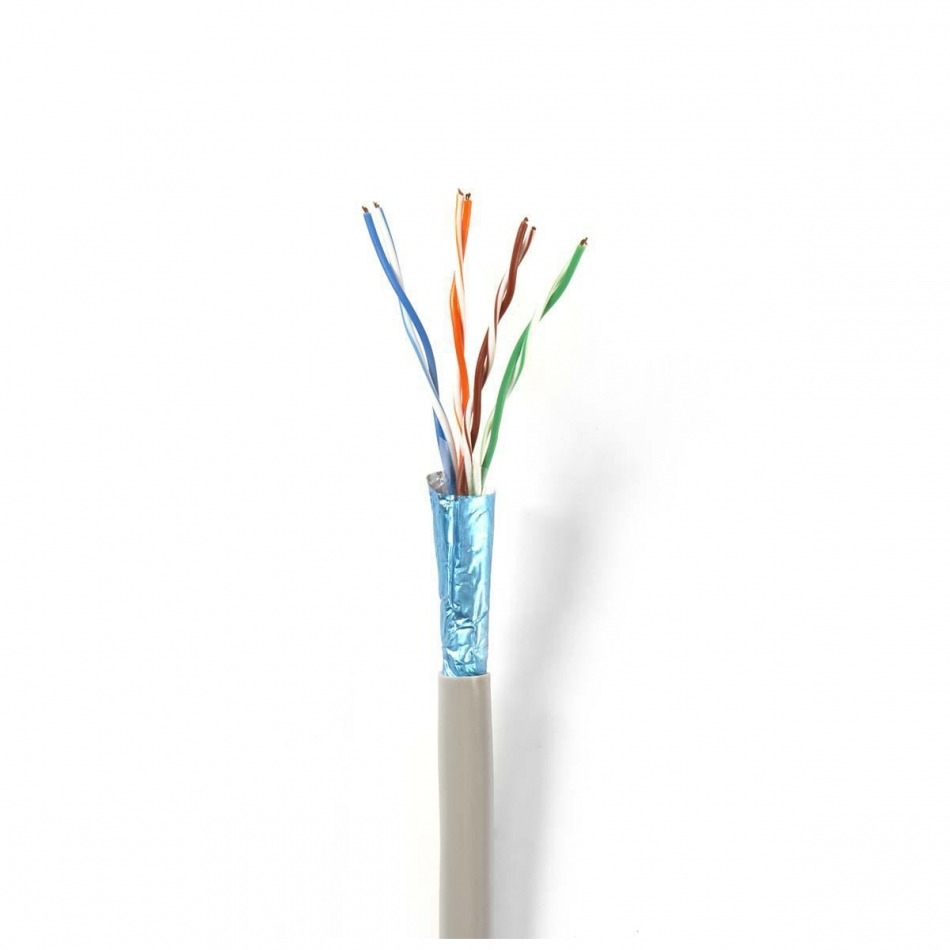 Cable de Red CAT6 UTP Trenzado - 100 m Gris de Nedis en Categoria 6 ...