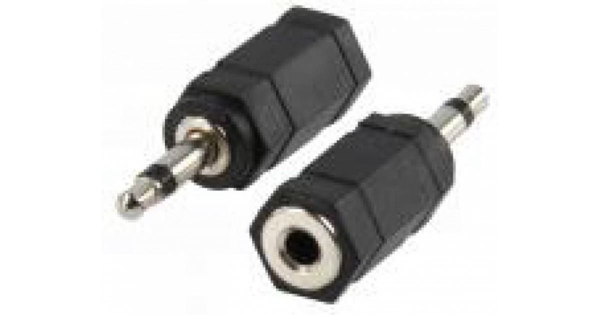 Adaptador Mini Jack 3,5mm mono macho a Mini Jack 3.5 mm estéreo hembra…